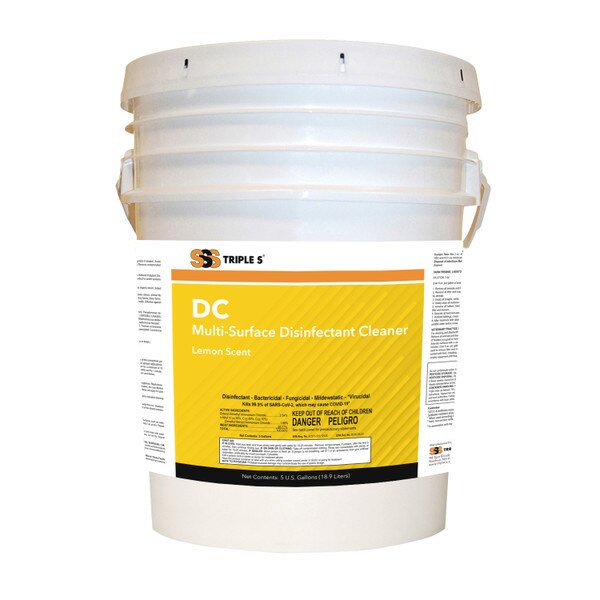 SSS DC Gold Disinfectant Cleaner, 5 gal., 1 pail | Triple S