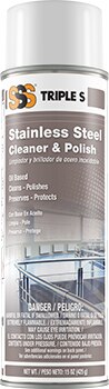 SSS Stainless Steel Cleaner & Polish, 12/15 Oz. | Triple S