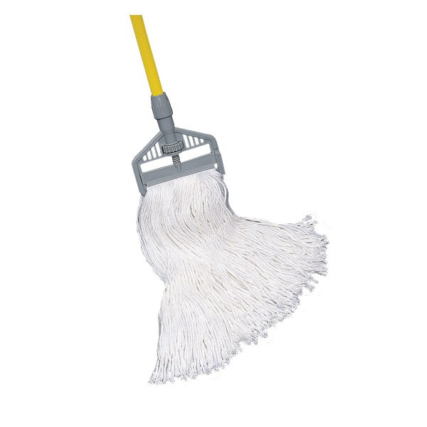 SSS Value Plus Rayon Cut-End Finish Mop, Natural, #16, 1-1/4" HB, 12/cs ...