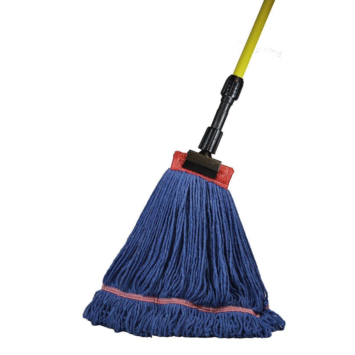 SSS Industrial Looped Wet Mop, 5" Headband, Blue, Large, 12/cs | Triple S