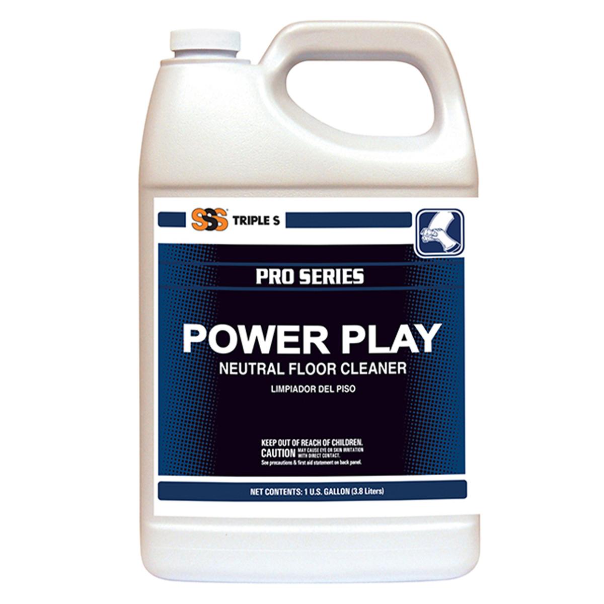 SSS Power Play Neutral Floor Cleaner, 4/1 Gal. | Triple S